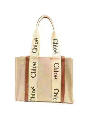 Chloé Woody Tote Bag - Brown