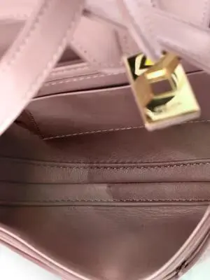 Celine Besace 16 Bag Smooth Calfskin Small Crossbody Bag - Pink