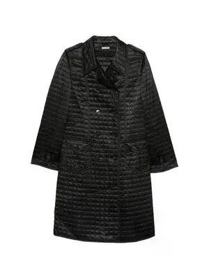 Miu Miu 2000s Quilted Double-breasted Coat