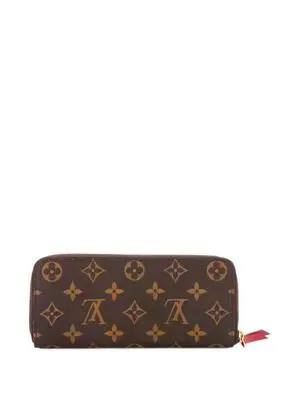 LOUIS VUITTON Clemence Wallet Monogram Canvas Small Wallets - Brown