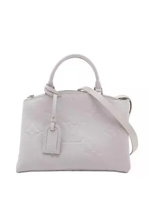 LOUIS VUITTON 2021-2026 Monogram Empreinte Petit Palais Satchel - Grey