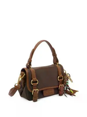LA CARRIE Dark Wave Buckle-detail Tote Bag
