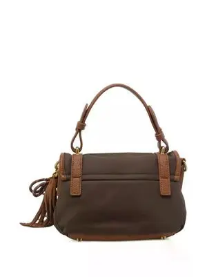 LA CARRIE Dark Wave Buckle-detail Tote Bag