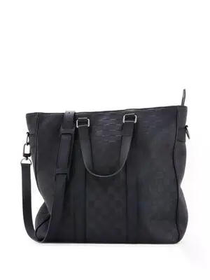 LOUIS VUITTON Tadao Handbag Damier Infini Leather Pm Tote Bag