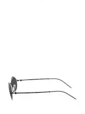 Giorgio Armani Oval-frame Sunglasses - Black