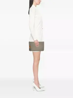 Gucci 2000-2015 Calfskin Bamboo Tassel Clutch Bag