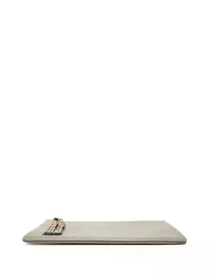 Gucci 2000-2015 Calfskin Bamboo Tassel Clutch Bag
