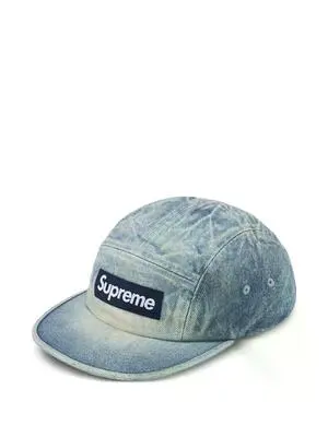 Supreme Washed Chino Twill Cap - Blue