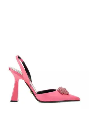 Versace La Medusa Slingback Heeled Pumps