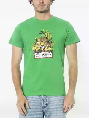 Roberto Cavalli Graphic-print T-shirt - Green
