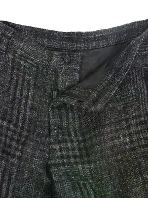 Yohji Yamamoto Plaid Loose-fit Trousers