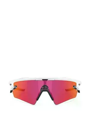 Oakley Sphaera Slash Rectangle-frame Sunglasses White