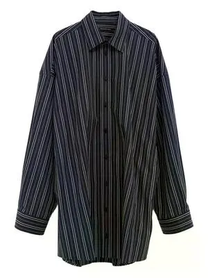 Balenciaga Pinstripe Button-fastening Shirt - Blue