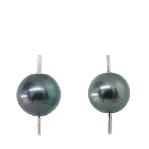 KEVIN THORNE JEWELLERY Black / Silver Composition Earring- Single Black - Black/silver