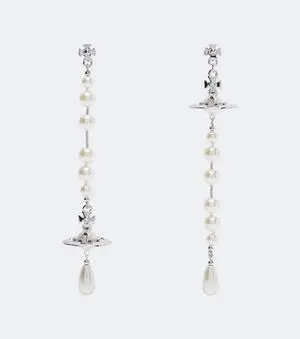 VIVIENNE WESTWOOD Orb Embellished Drop Earrings