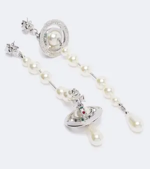 VIVIENNE WESTWOOD Orb Embellished Drop Earrings