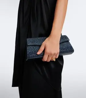 Elie Saab Midnight Embellished Clutch