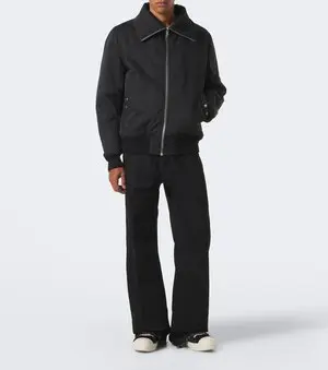 Rick Owens Low Sneaks Calf Hair Sneakers - Black