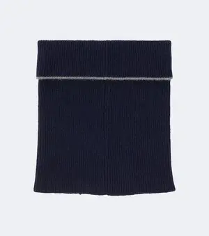 Brunello Cucinelli Logo Cashmere Snood