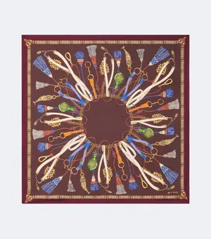 Etro Printed Silk Scarf - Multicoloured