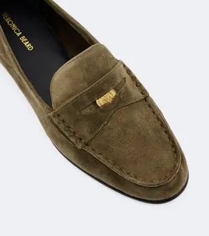 Veronica Beard Suede Penny Loafers