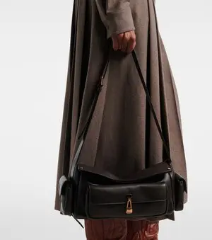 Gabriela Hearst Jebb Small Leather Shoulder Bag