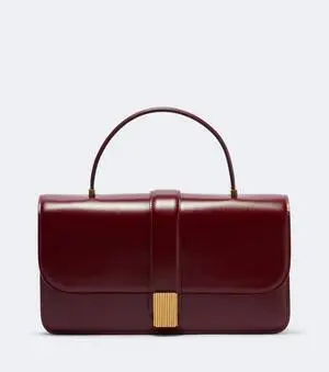 Khaite Blake Medium Leather Top-handle Bag - Red