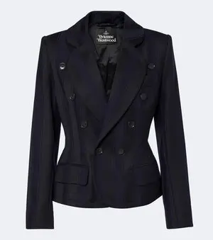 VIVIENNE WESTWOOD Georgia Striped Virgin Wool Blazer