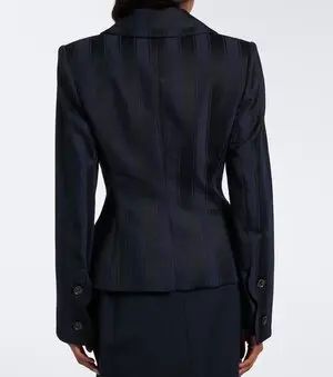 VIVIENNE WESTWOOD Georgia Striped Virgin Wool Blazer