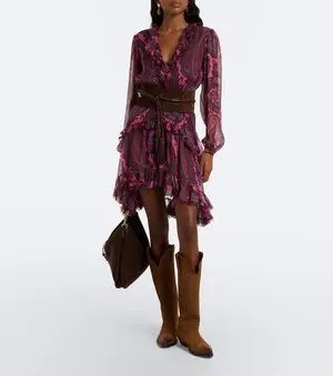 GOLDEN GOOSE Wish Star Suede Cowboy Boots