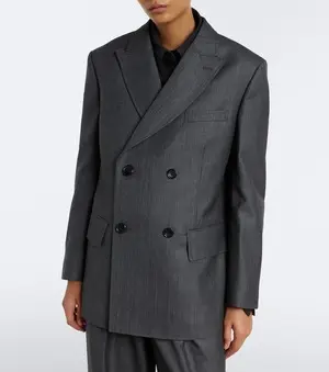 Junya Watanabe Double-breasted Wool Blazer