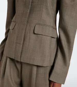 GANNI Wool-blend Blazer