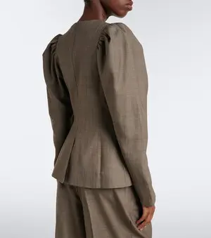 GANNI Wool-blend Blazer