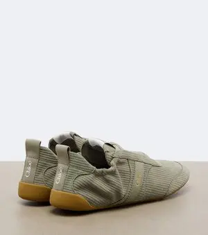 Chloé Kick Classic Suede Sneakers