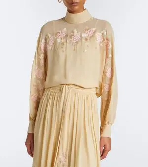 Zimmermann Valiant Embroidered Blouse