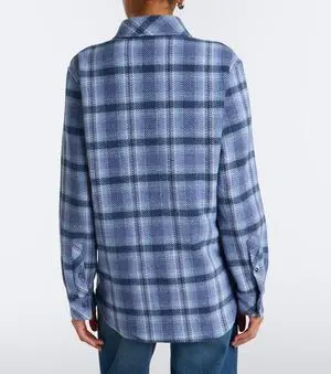 GOD'S TRUE CASHMERE Uniform Plaid Cashmere Shirt