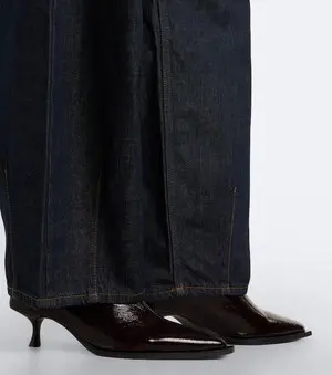 GANNI Ana Textured Ankle Boots