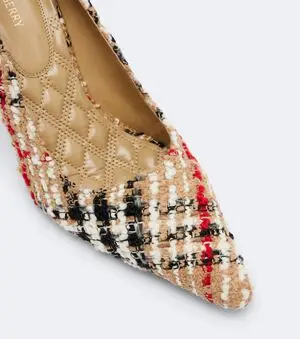 Burberry Check Bouclé Pumps - Multicoloured