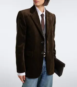 NILI LOTAN Romain Cotton Corduroy Jacket