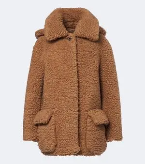 Loewe Wool And Silk Teddy Coat