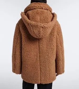 Loewe Wool And Silk Teddy Coat