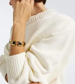 DEHANCHE Déhanche Onyx 18kt -plated Bracelet