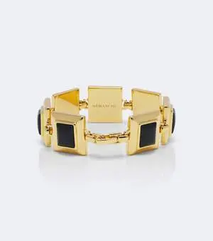 DEHANCHE Déhanche Onyx 18kt -plated Bracelet