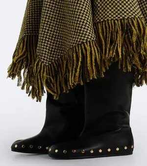 GANNI Jenny Studded Knee-high Boots