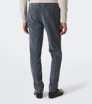 SLOWEAR Cotton And Cashmere Corduroy Slim Pants