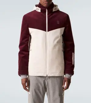 Brunello Cucinelli Hooded Cotton Corduroy Ski Jacket