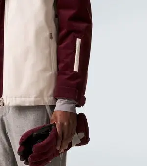Brunello Cucinelli Hooded Cotton Corduroy Ski Jacket