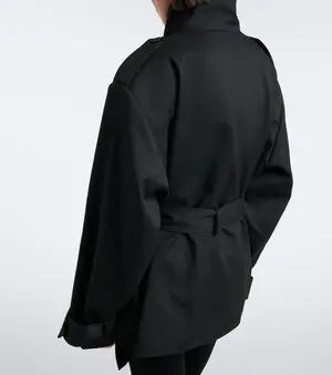 THE FRANKIE SHOP Tavea Belted Double-breasted Jacket
