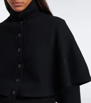 Vince Caped Wool-blend Cardigan