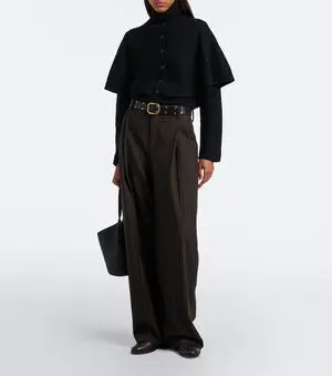 Vince Caped Wool-blend Cardigan